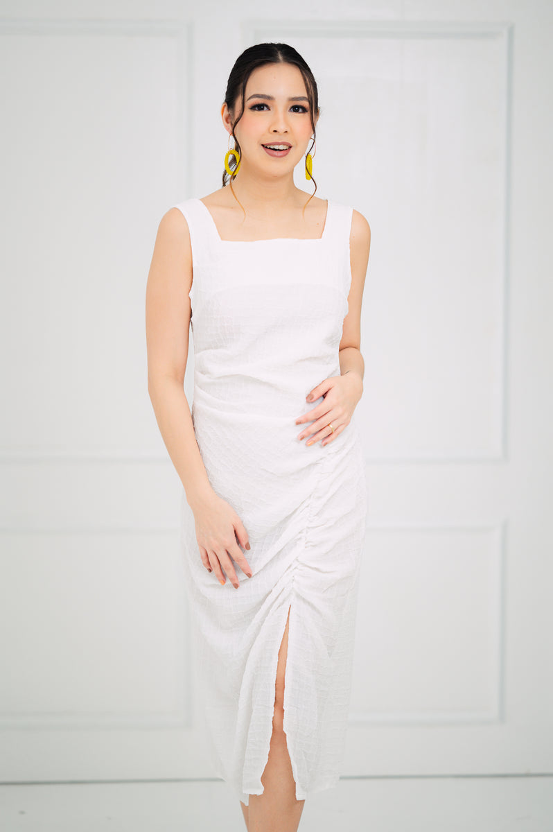 GS Date Night: Cassandra Dress with High Slit – Get Spotted
