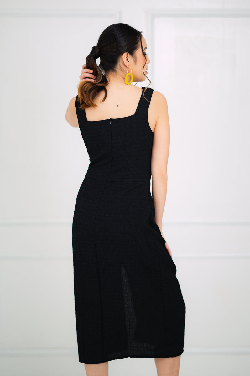 GS Date Night: Cassandra Dress with High Slit – Get Spotted